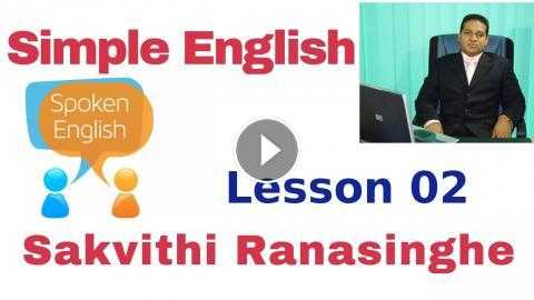 Blogs Sakvithi Ranasinghe Simple English (Lesson 02) | BlogAdda